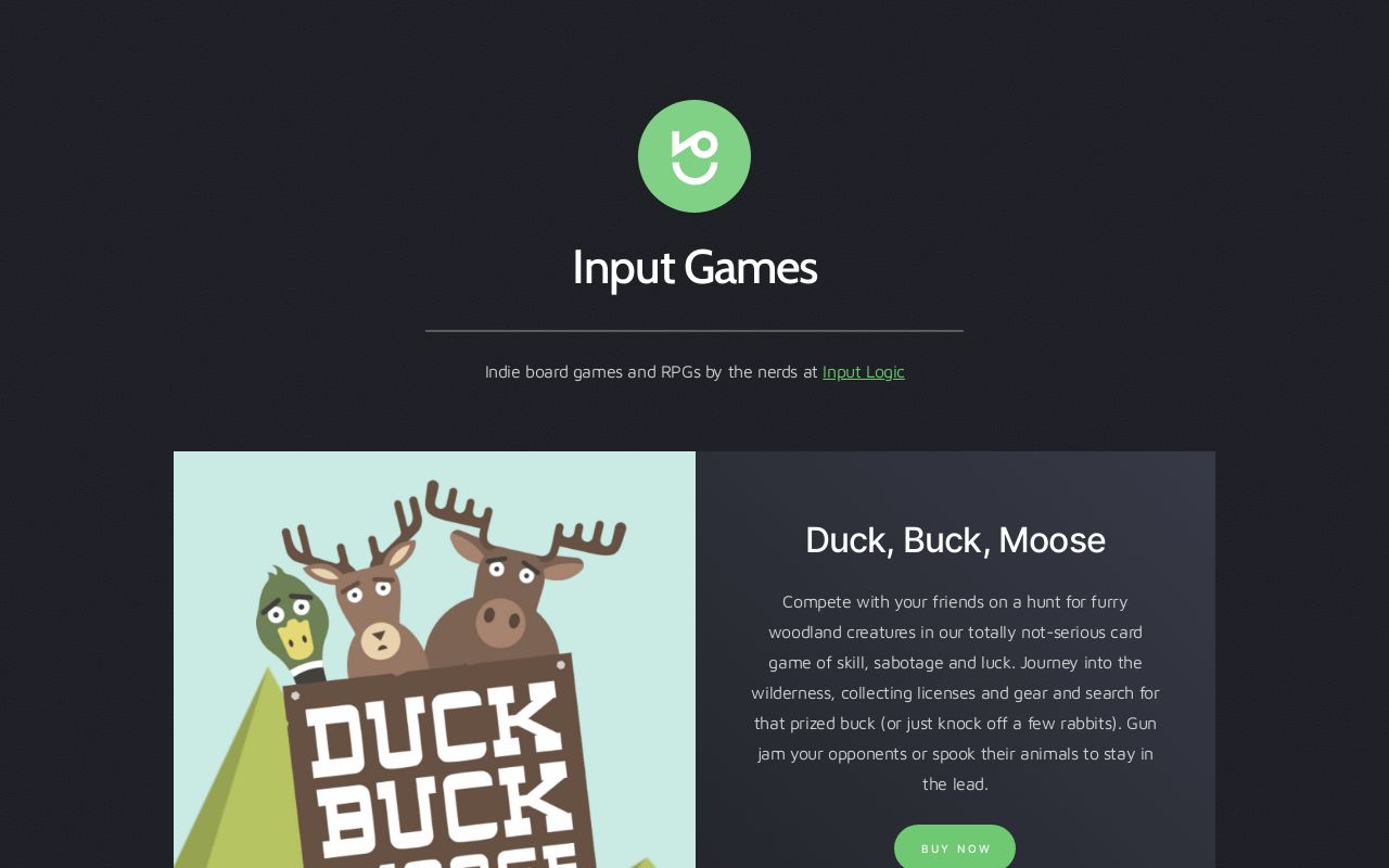 Input Games